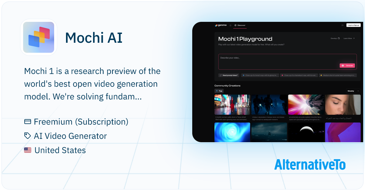 Mochi AI: Realistic motion and prompt adherence for custom videos ...
