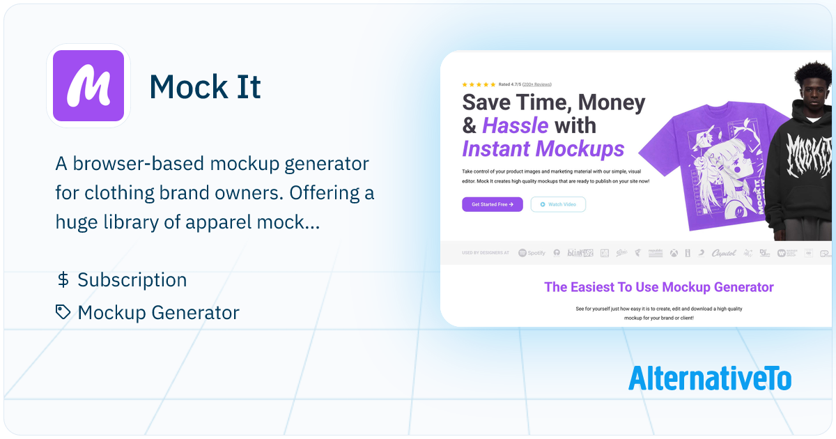 Mock It: A browser-based mockup generator for clothing brand owners ...