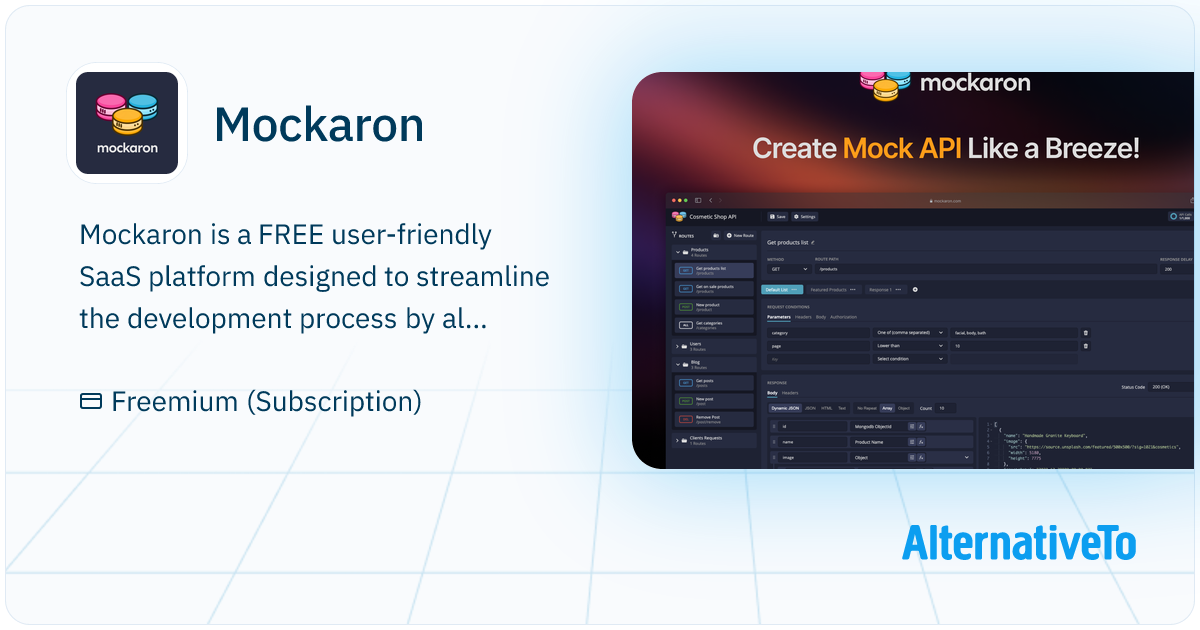 Mockaron: With Mockaron, create mock REST APIs without server ...