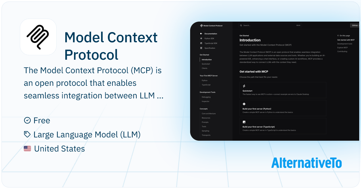 Model Context Protocol: Open protocol for LLM application integration ...