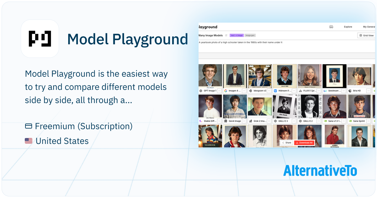 Model Playground: The easiest way to try and compare 100s of AI models ...