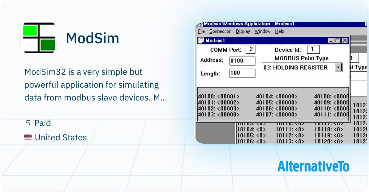 ModSim: 32 is a very simple but powerful | AlternativeTo