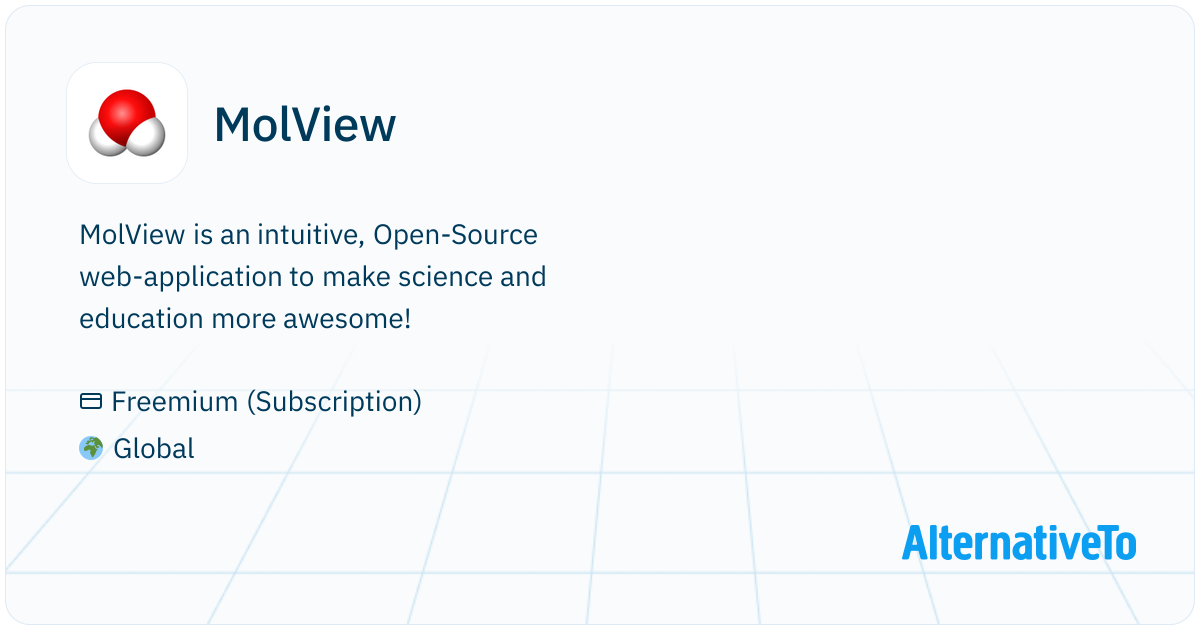 MolView: Online service | AlternativeTo