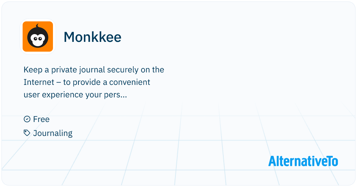 Monkkee: Keep a private journal securely on the Internet – to provide a ...