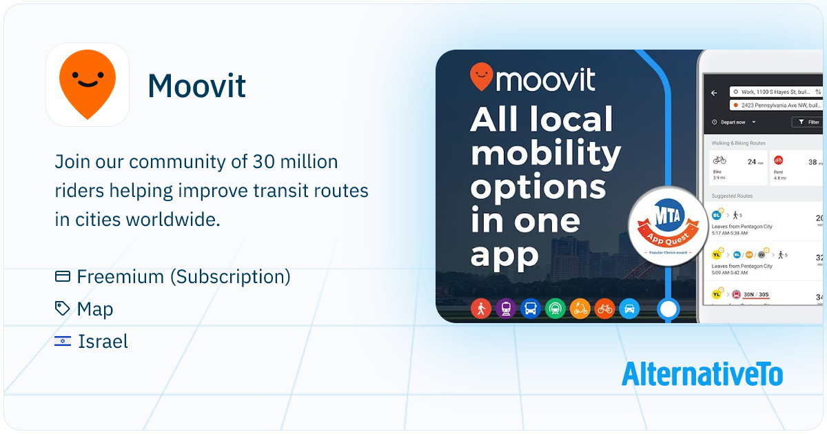 Moovit: Join our community of 30 million riders helping improve transit ...