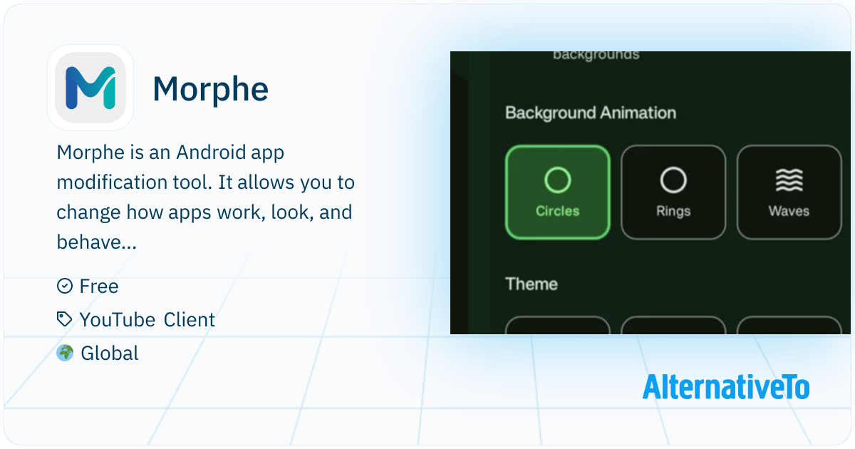 Morphe: Next generation Android app patching | AlternativeTo