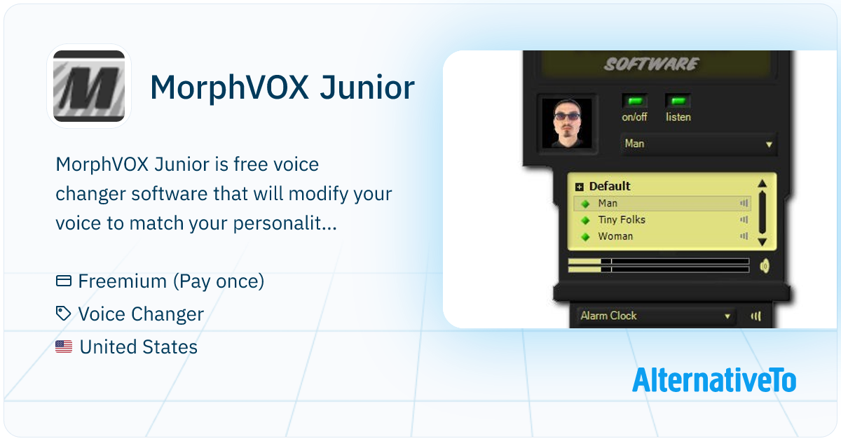 MorphVOX Junior: Is free voice changer software | AlternativeTo