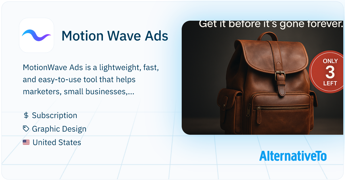 Motion Wave Ads: Instantly generate high-quality static social media ...