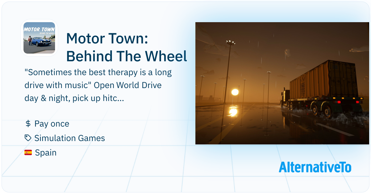 Motor Town: Behind The Wheel: Enjoy realistic driving in the open world ...