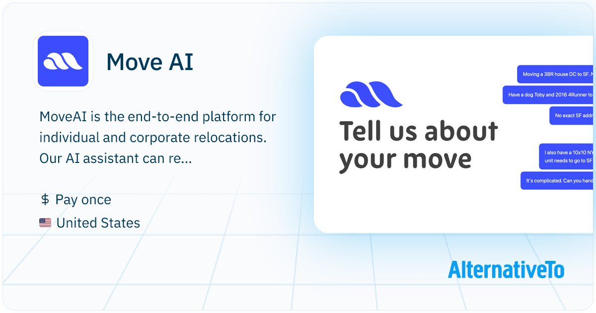 Move AI: MoveAI is the end-to-end platform for individual | AlternativeTo