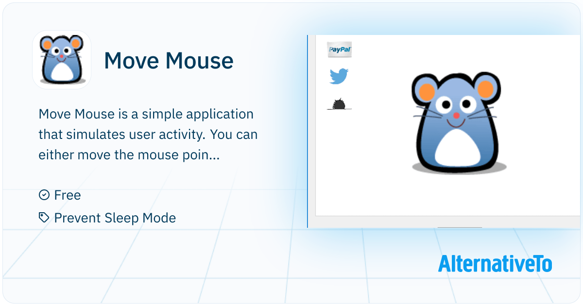 Move Mouse: Simple application that simulates user activity | AlternativeTo