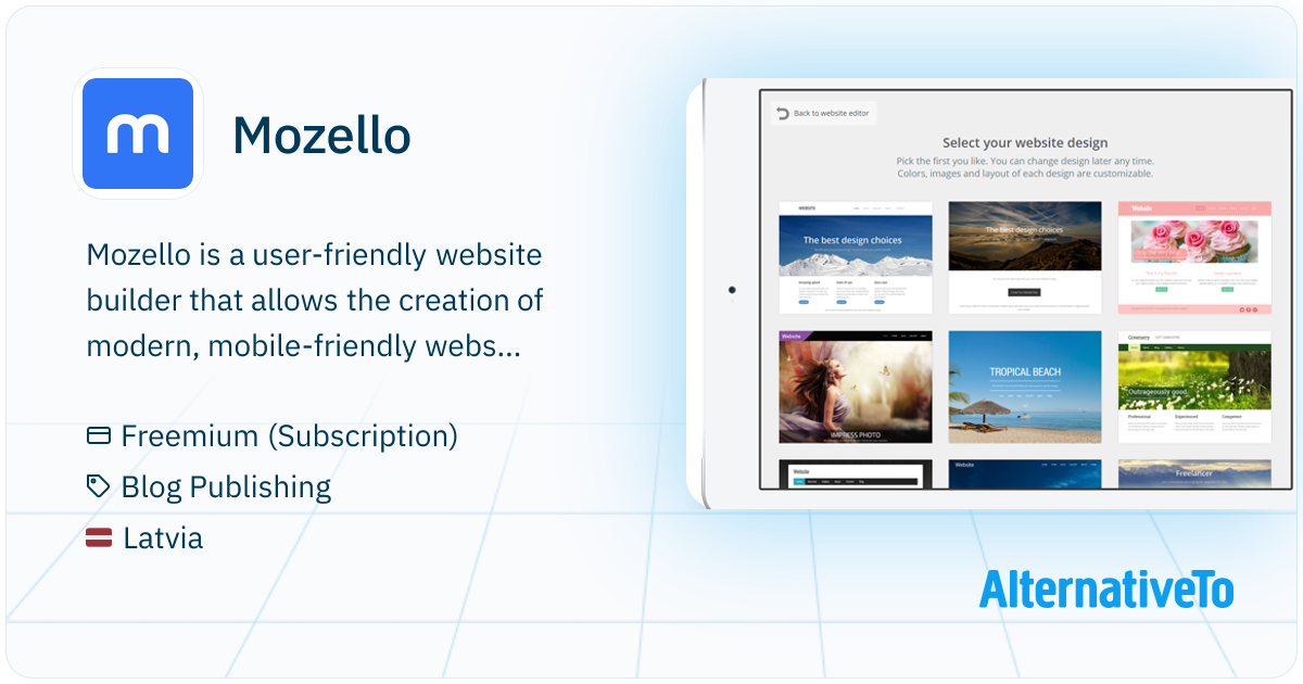Mozello: Build user-friendly, mobile-optimized websites | AlternativeTo