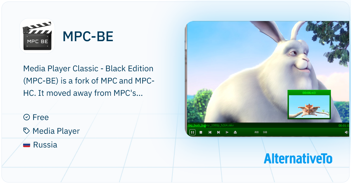 MPC-BE: Media Player Classic - Black Edition (MPC-BE) is a fork of MPC ...