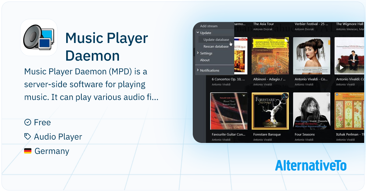 Music Player Daemon: A flexible, powerful, server-side application for ...