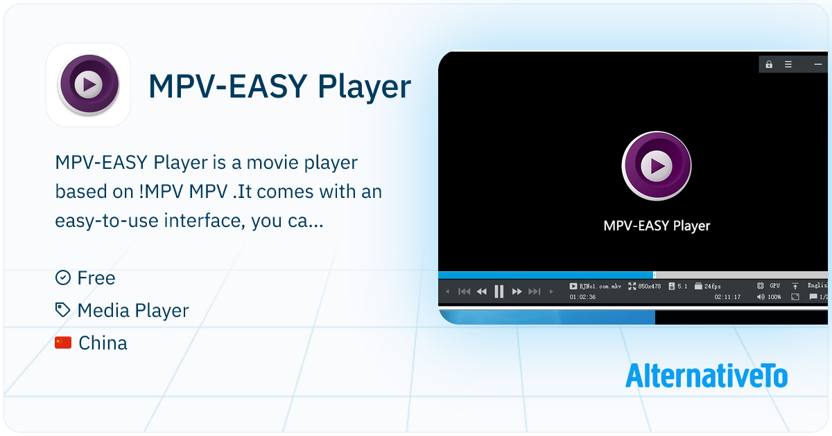 MPV-EASY Player: A movie player based on mpv | AlternativeTo