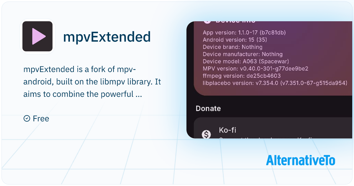 mpvExtended: A beautiful media player for android, based on mpv-android ...