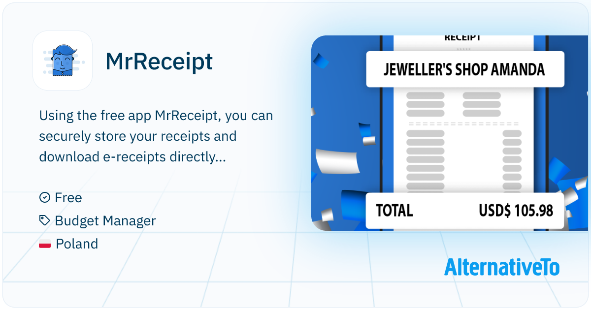 MrReceipt: Your bills, checks, payments, receipts and purchase records ...