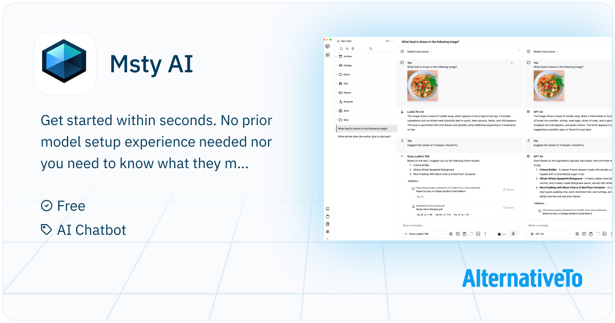Msty AI: The simplest way to use local and online AI models ...