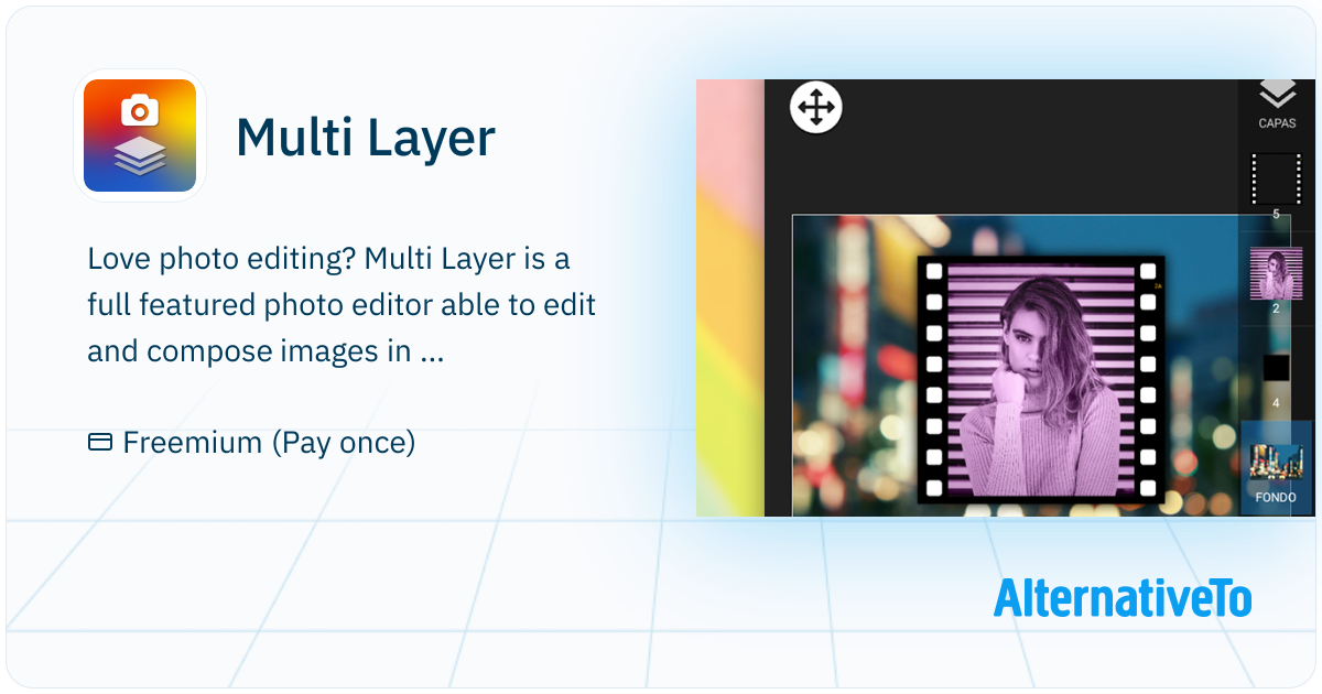 Multi Layer: Full featured photo editor able to edit and compose images ...