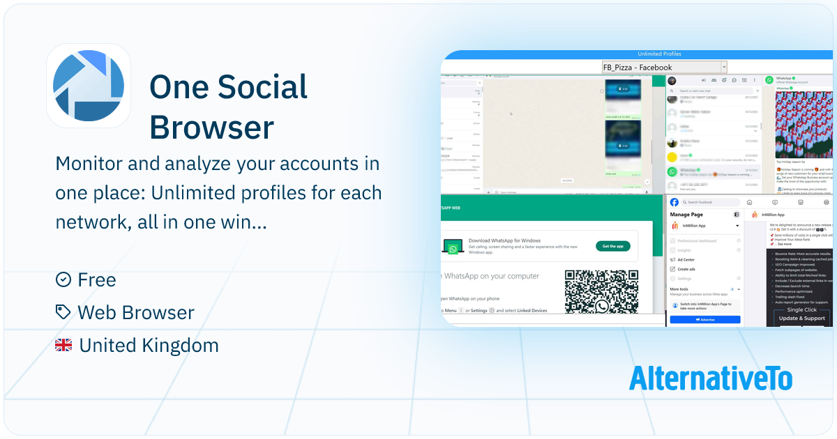 One Social Browser: Control All Your Social Accounts from One Window ...