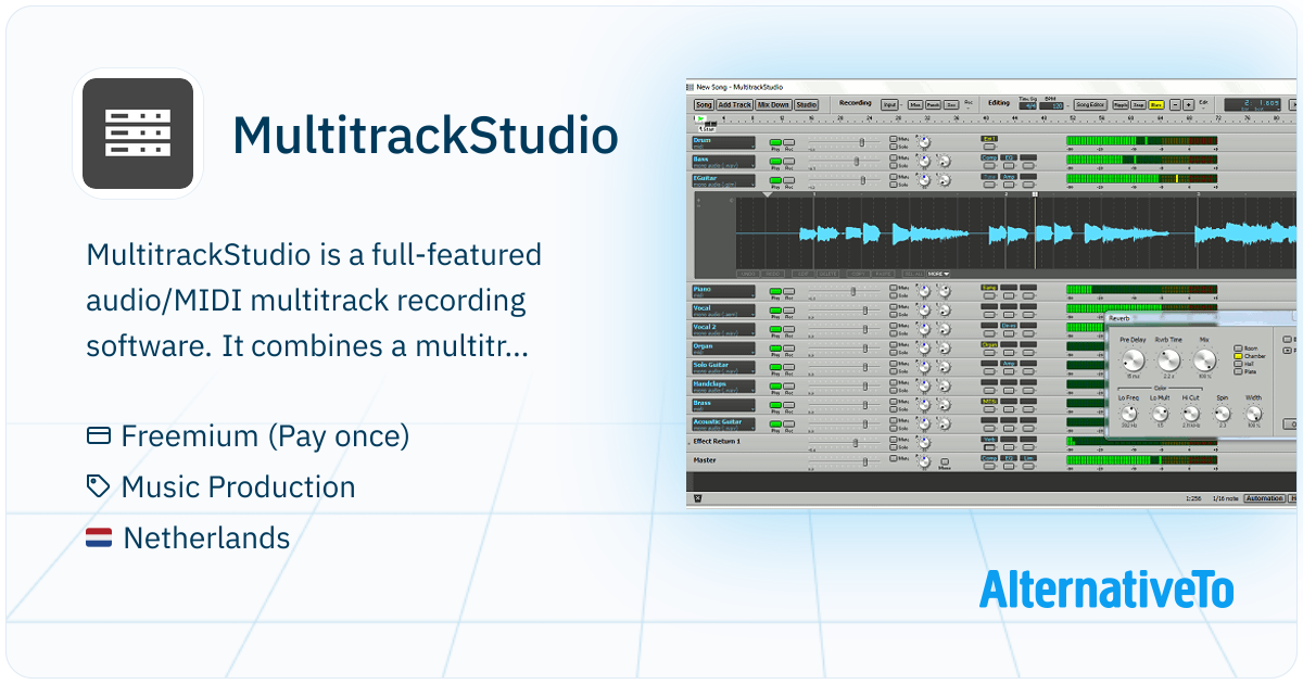 MultitrackStudio: Full-featured audio/MIDI multitrack recording ...