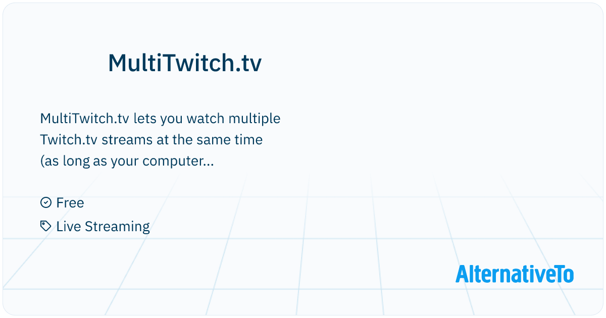 MultiTwitch.tv: Watch any number of Twitch.tv streams at the same time ...