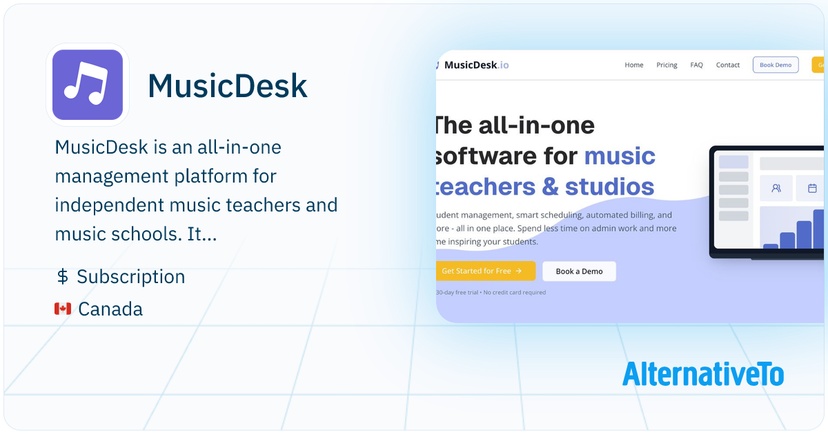MusicDesk: Studio management software for music teachers and schools ...