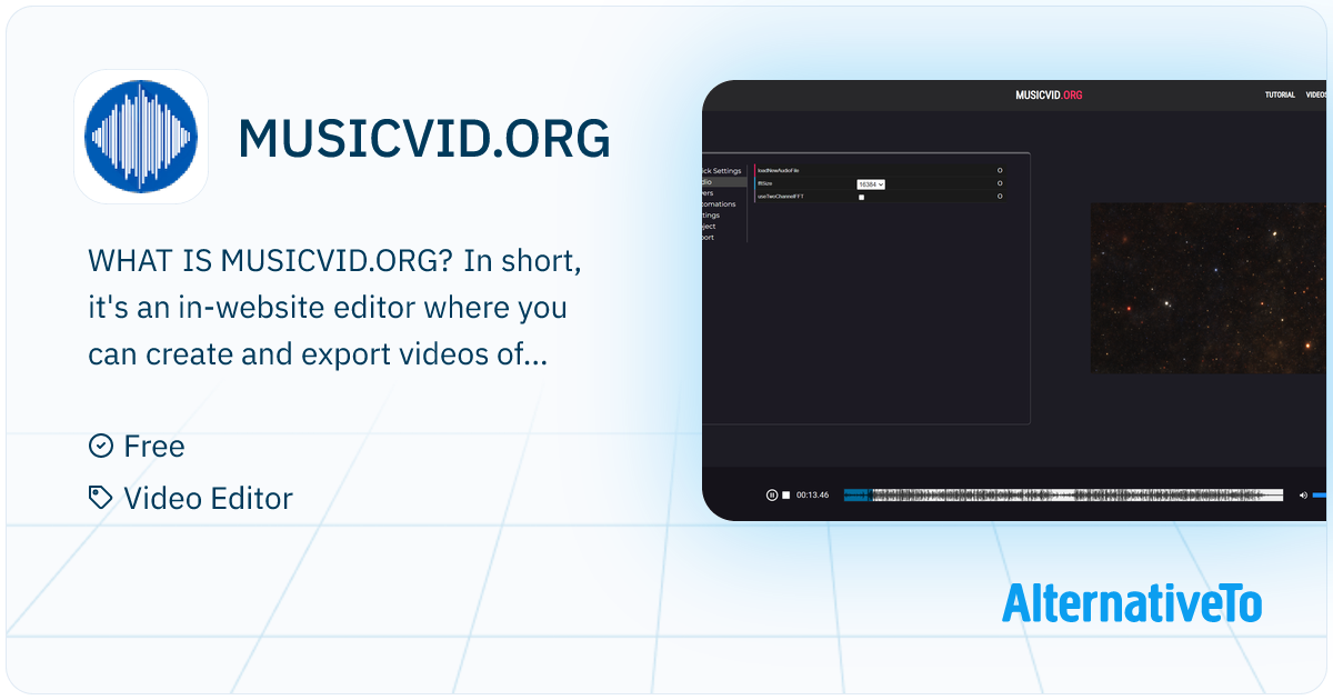 MUSICVID.ORG: Free, online music visualizer for video edition ...