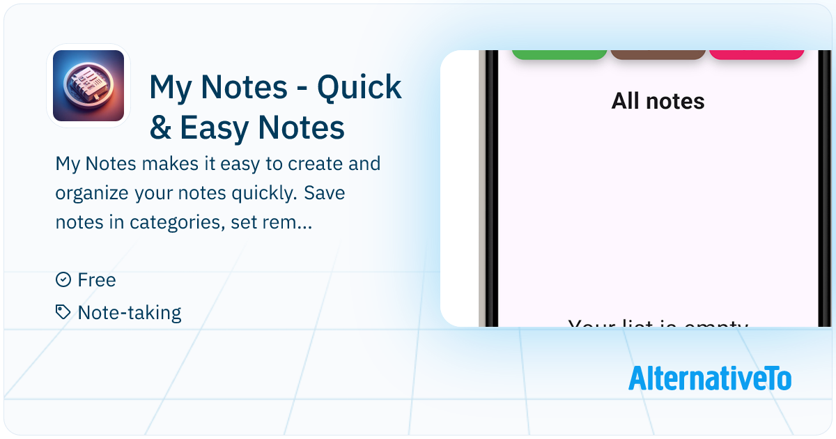 My Notes - Quick & Easy Notes: Easily create, organize & share notes ...