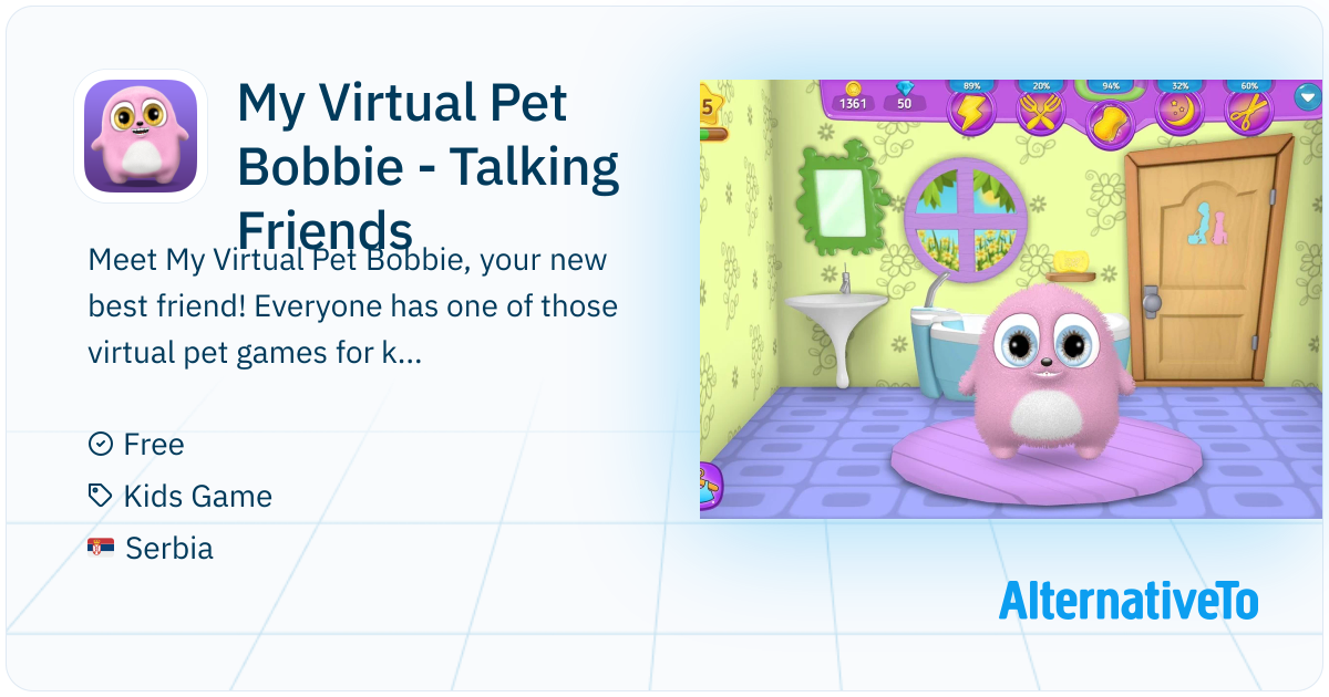 My Virtual Pet Bobbie - Talking Friends: Meet My Virtual Pet Bobbie ...