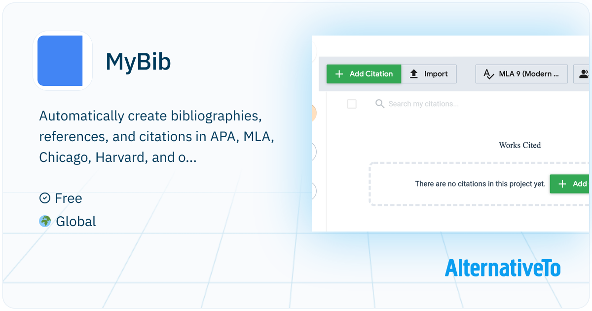 MyBib: A new FREE citation generator. Automatically create ...
