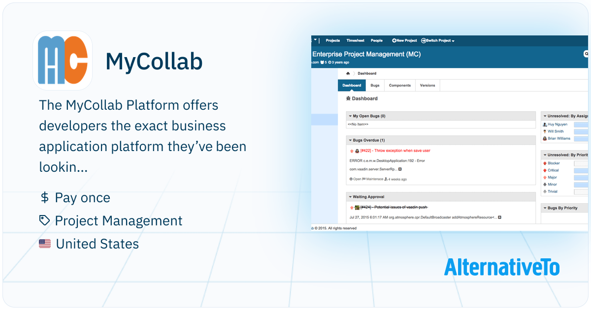 MyCollab: The free, open source project management tool. | AlternativeTo