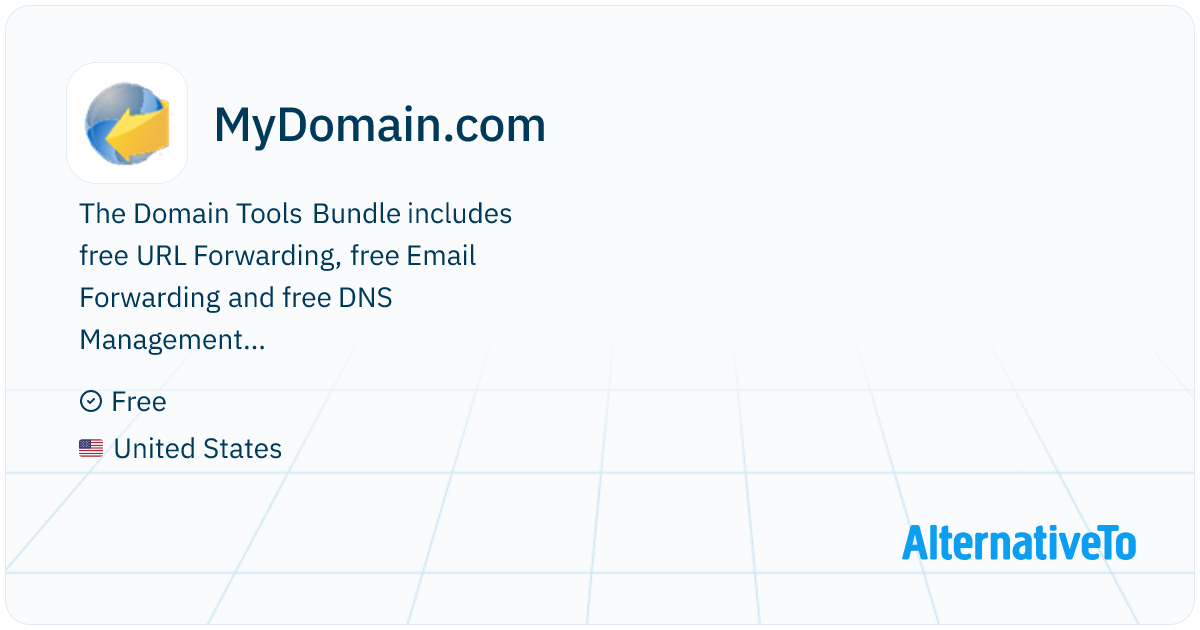 MyDomain.com: The Domain Tools Bundle includes free URL | AlternativeTo