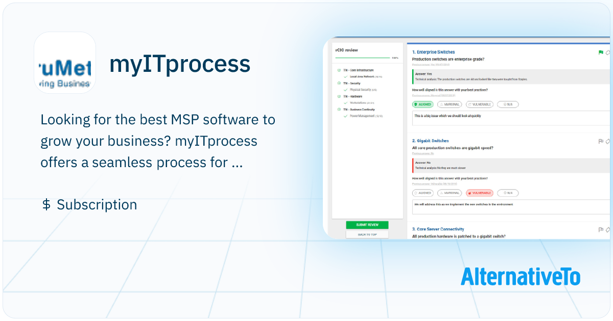 myITprocess: A QBR tool by TruMethods | AlternativeTo