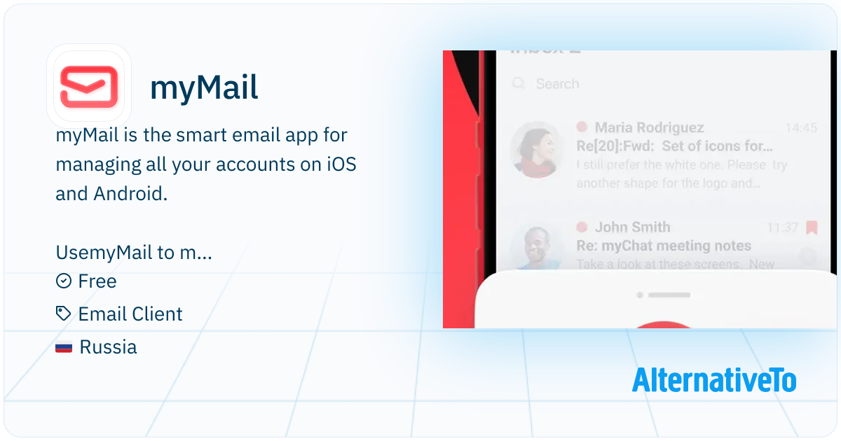 myMail: The smart email app for managing all | AlternativeTo