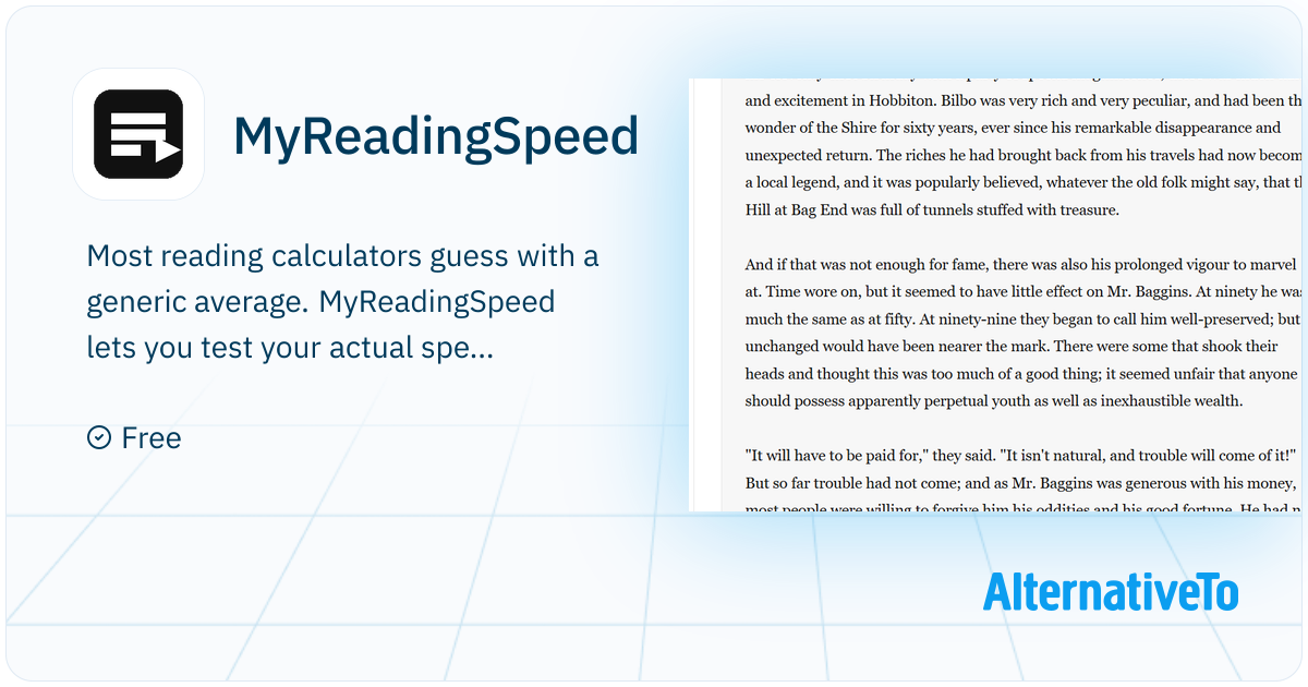 MyReadingSpeed: Measure your real reading speed by content type, then ...
