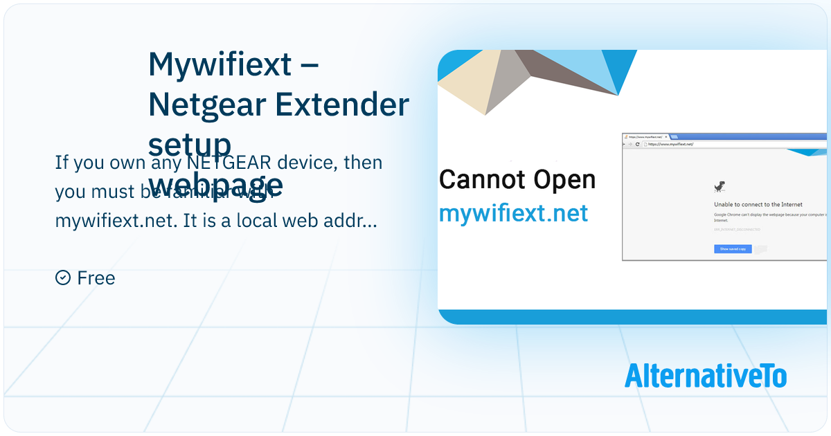 Mywifiext – Netgear Extender setup webpage: To access mywifiext.net ...