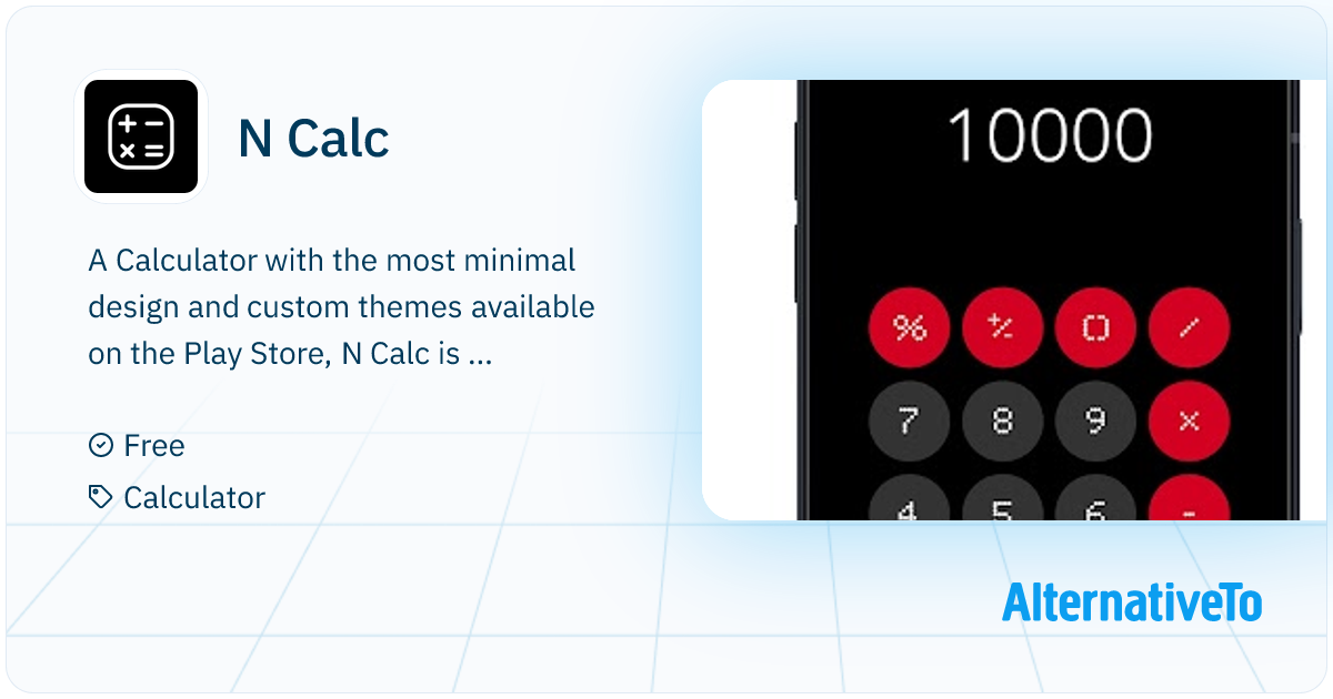 N Calc: A Fun Calculator | AlternativeTo