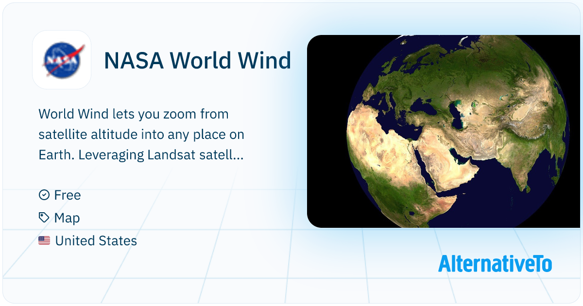 NASA World Wind: World Wind lets you zoom from satellite altitude ...