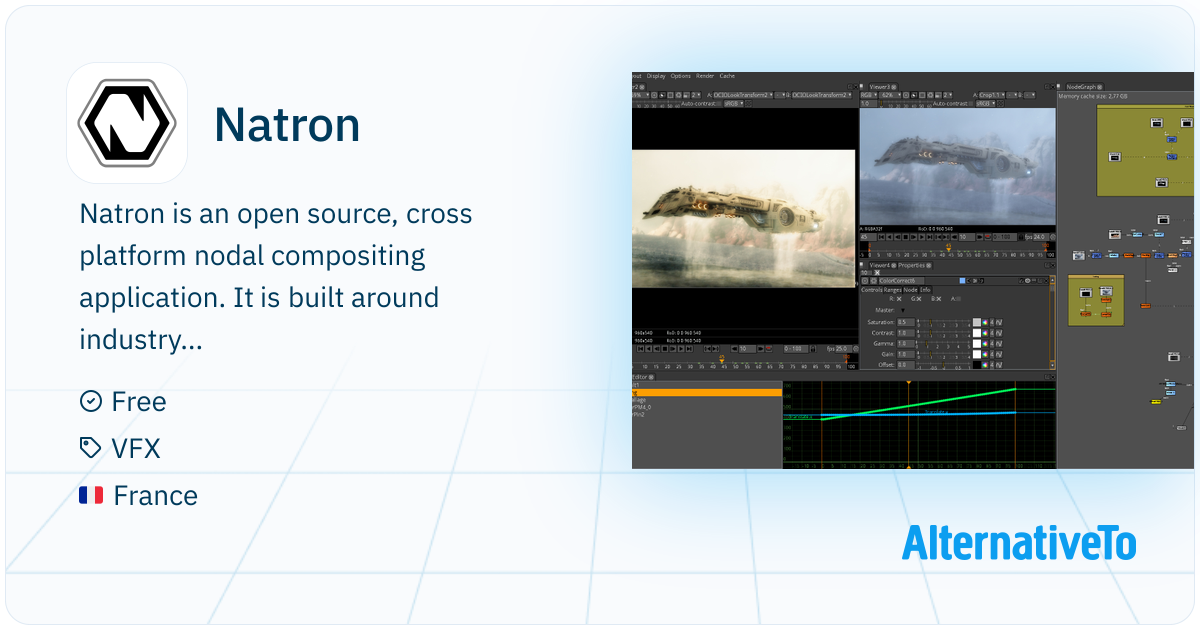 Natron: Advanced open-source node graph-based digital compositing ...