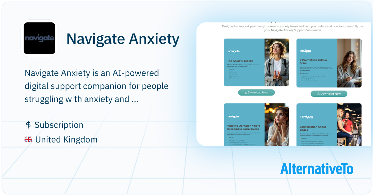 Navigate Anxiety: A desktop-based AI support tool for people living ...