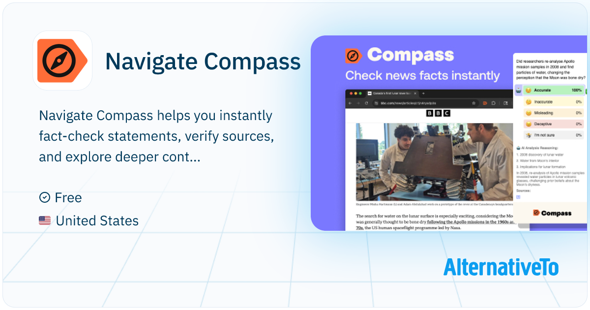 Navigate Compass: Verify news claims, fact-check in real time, and ...