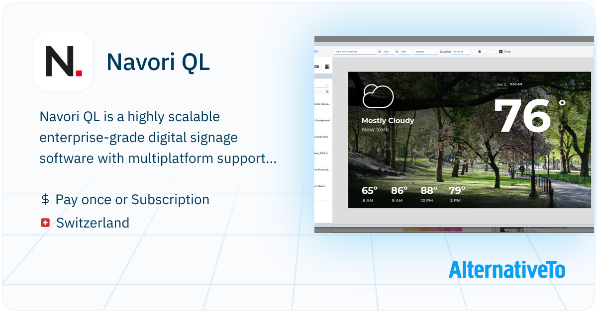 Navori QL: Highly scalable enterprise-grade digital signage software ...