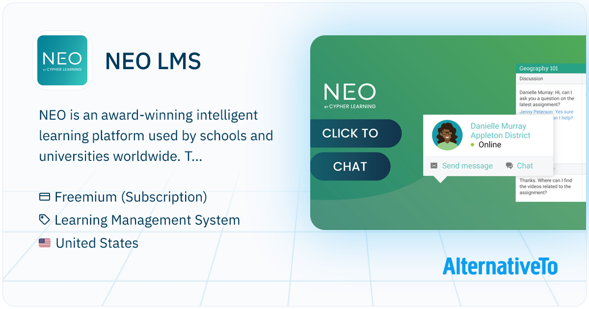 NEO LMS: NEO is an ILP used by schools and universities worldwide; is ...