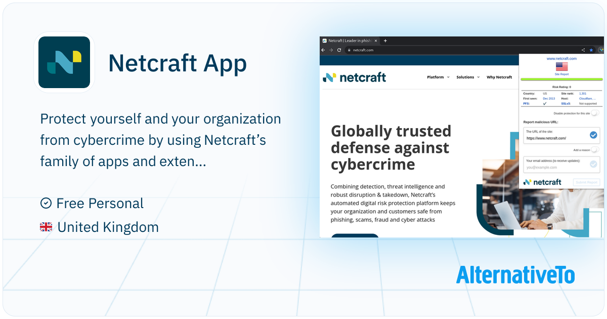 Netcraft App: Protect yourself and your organization from cybercrime by ...