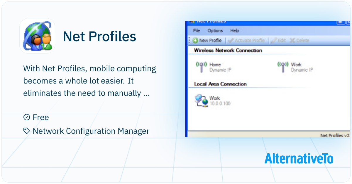 Net Profiles: With Net Profiles, mobile computing becomes a | AlternativeTo
