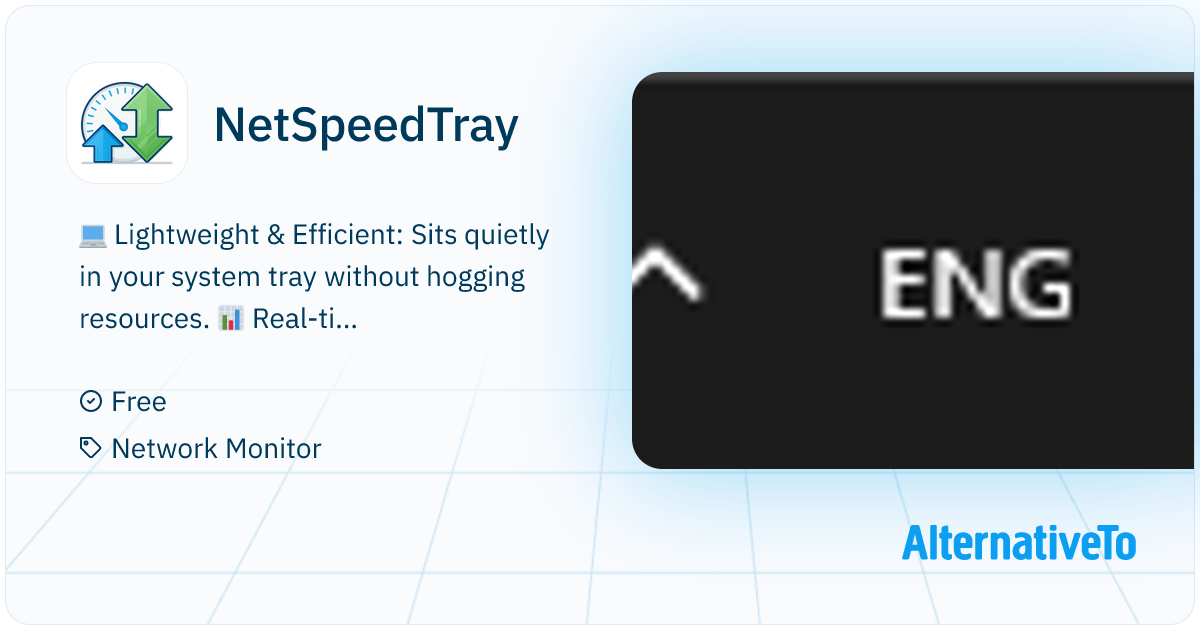 NetSpeedTray: A lightweight, highly customizable system tray ...