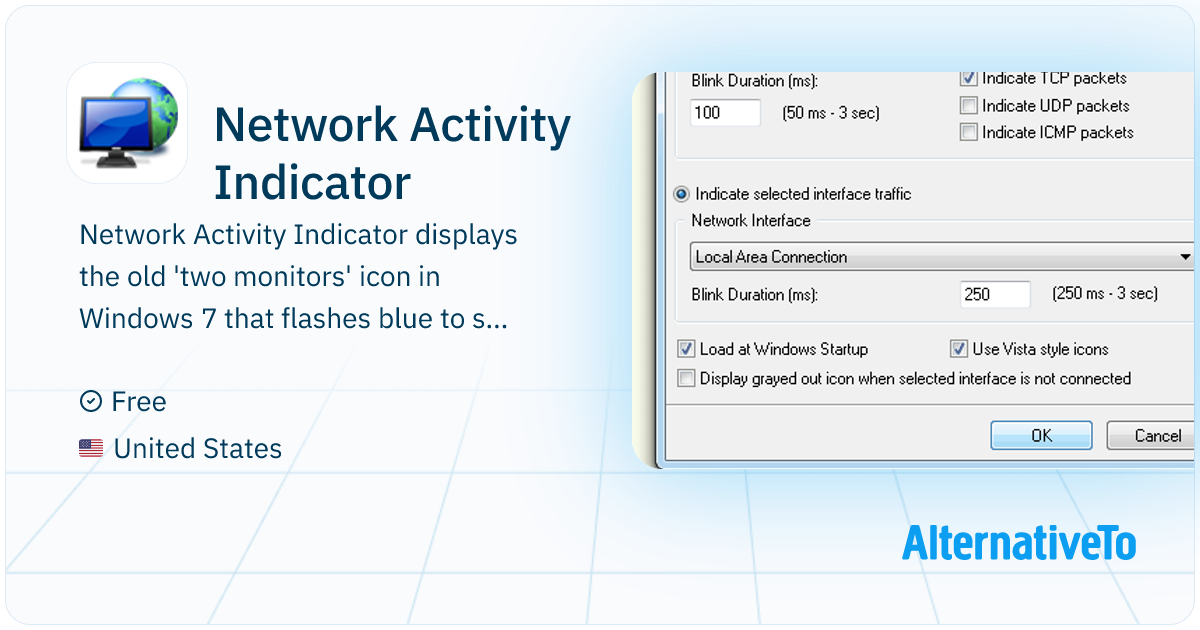 Network Activity Indicator: Displays the old | AlternativeTo