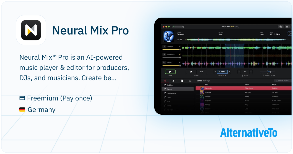 Neural Mix Pro: Extract beats, instruments, and vocals of any song ...
