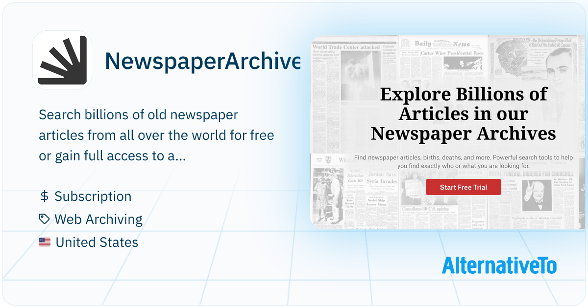 NewspaperArchive: Search billions of old newspaper articles from all ...